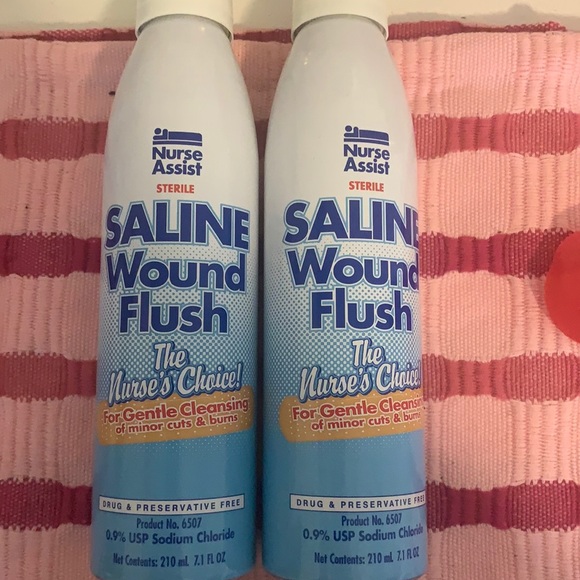 Nurse Assist | Other | Saline Wound Flush Sterile The Nurses Choice 9 ...